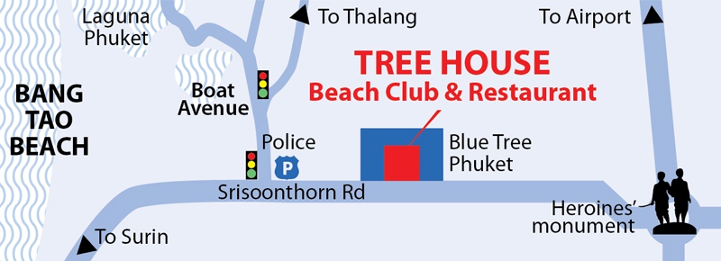 Where to Eat Phuket: Tree House Beach Restaurant & Beach Club