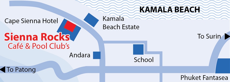 Where to Eat Phuket: Sienna Rocks Café & Pool Club by the sea