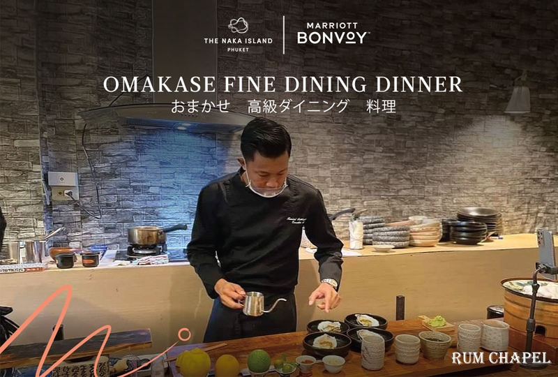 Where to Eat Phuket: Omakase Fine Dining Dinner at Omakase Fine Dining ...